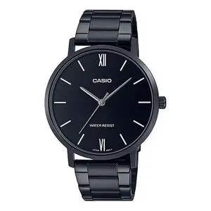 Casio Classic Analog Stainless Steel Strap Watch - Black
