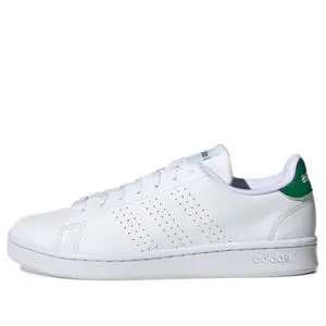 Adidas Advantage Lace-up Sneakers - White/green