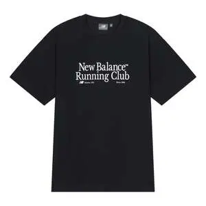 NEW BALANCE Club Graphic T-shirt Asia Sizing - Black