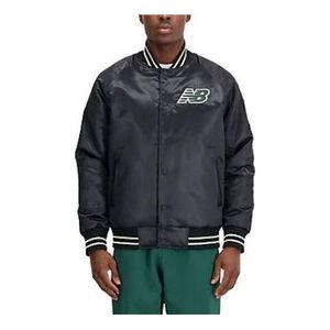 NEW BALANCE Athletics Varsity Bomber Jacket - Black