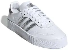Adidas Sambarose Sneakers With Silver Accents - White/silver
