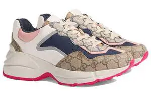 Gucci Gg Rhyton Sneakers - Brown