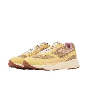 Saucony 3d Grid Hurricane Sneakers - Tan/yellow