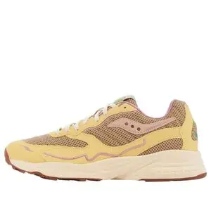 Saucony 3d Grid Hurricane Sneakers - Tan/yellow
