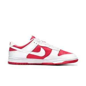 Nike Dunk Low "championship Red" Sneakers - White/red