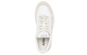 AUTRY Medalist Low Top Sneakers - White/suede