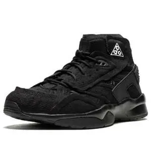 Nike Comme Des Garcons X Mowabb High Top Sneakers - Black