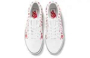 VANS Old Skool 'valentine Hearts' Sneakers - White/red