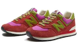 NEW BALANCE Stray Rats X 574 Sneakers - Brownred/green