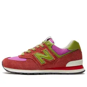 NEW BALANCE Stray Rats X New Balance 574 Sneakers Brownred/green