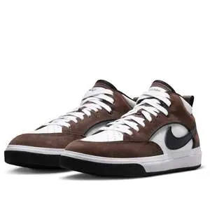 Nike React Leo Mid Top Sneakers - Brown/white