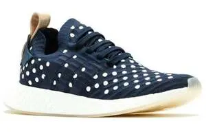 Adidas Nmd_r2 Pk 'collegiate Navy' With Polka Dot Pattern