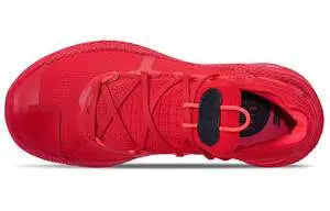 Under Armour Curry 6 High Top Athletic Sneakers - Red