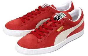 PUMA Suede Classic+ Low Top Sneakers - Red