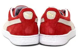 PUMA Suede Classic+ Low Top Sneakers - Red