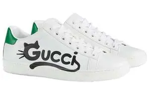 Gucci Ace "kitten Logo" Sneakers