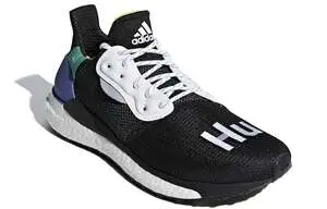 Adidas Pharrell X Solar Hu Glide Sneakers - Black