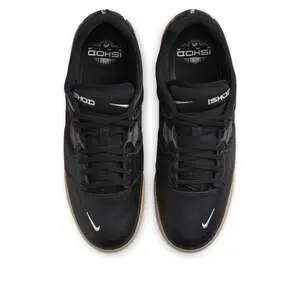 Nike Ishod Wair "black Gum" Skate Sneakers - Black/brown