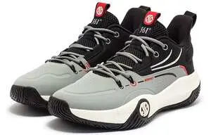 361 DEGREES Ag Pull Up Sneakers - Black/grey/white