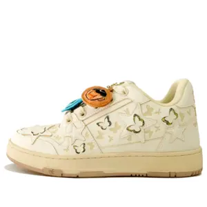 KAALIXTO X Newmasus Skateboarding Low Top Sneakers - Beige/tan
