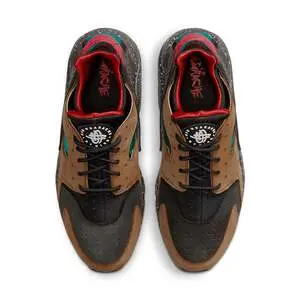 Nike Huarache Low Top Sneakers - Brown/green