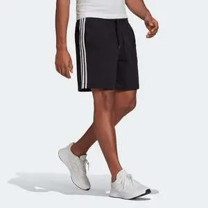 Adidas Logo Printing Stripe Sports Training Shorts - Black