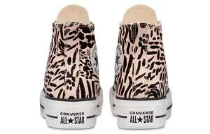 CONVERSE Chuck Taylor All Star Platform High Top "jungle Art" Sneakers