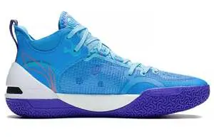 LI-NING Yushuai 16 Mid Athletic Sneakers - White/blue