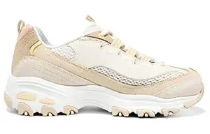 Sketchers D'lites 1.0 Low Top Sneakers - Beige