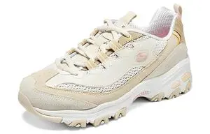 Sketchers D'lites 1.0 Low Top Sneakers - Beige