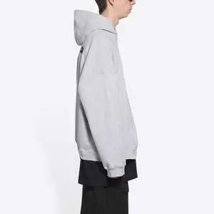 Balenciaga Turn Hoodie Wide Fit - Heather Grey/black