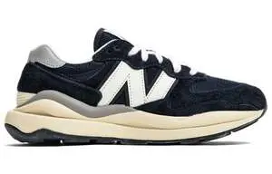 NEW BALANCE 57/40 "eclipse Sea Salt" Low Top Sneakers - Navy Blue/white