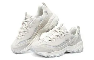 Sketchers D'lites 1.0 Sneakers - Beige/light Blue