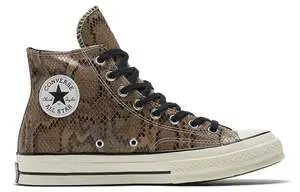 CONVERSE Chuck 70 High Top Snakeskin Sneakers - Brown/black
