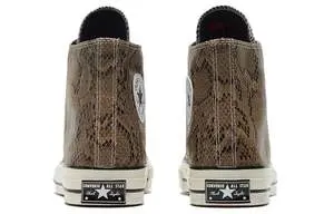 CONVERSE Chuck 70 High Top Snakeskin Sneakers - Brown/black