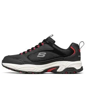 Sketchers Alertness Low Top Sneakers - Black/white/red