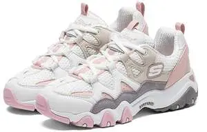 Sketchers D'lites 2.0 Lace-up Sneakers - Pink
