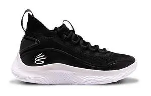 Under Armour Curry Flow 8 " White" Basketball Shoes - Black