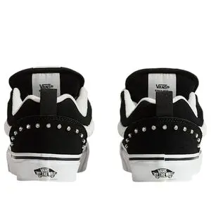 VANS Knu Skool Sneakers With Stud Embellishments - Black/white