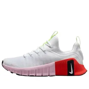 Nike Free Metcon Athletic Sneakers - White/barely Volt/bright Crimson