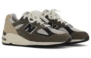 NEW BALANCE Made In Usa 990v2 Sneakers - Gray/brown/brown