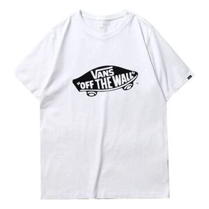 VANS Off The Wall Classic Printing Short Sleeve Couple Style - White