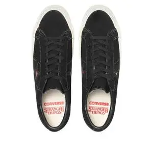 CONVERSE X Stranger Things One Star "demogorgon" Sneakers - Black