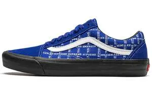 VANS Supreme X Old Skool Pro "logo Pattern Royal - Blue