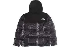 The North Face Label Bandana Nuptse Jacket - Black