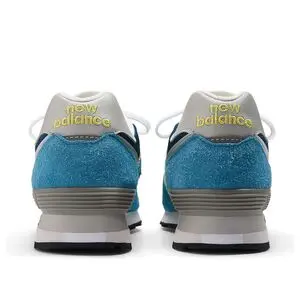 NEW BALANCE 576 Made In Uk 'legion Blue Sunny Lime' Sneakers - Blue/green/navy
