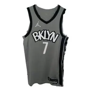 JORDAN Brooklyn Nets Kevin Durant Jersey - Grey