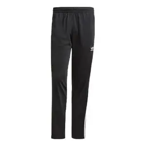 Adidas Men's Adidas Originals Logo Pattern Loose Straight Sports Pants/trousers/joggers Black Default Color