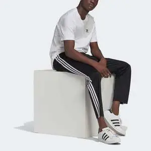Adidas Originals Logo Pattern Loose Straight Sports Pants/trousers/joggers Black - Default Color