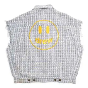 Drew House Boucle Sleeveless Trucker Jacket
